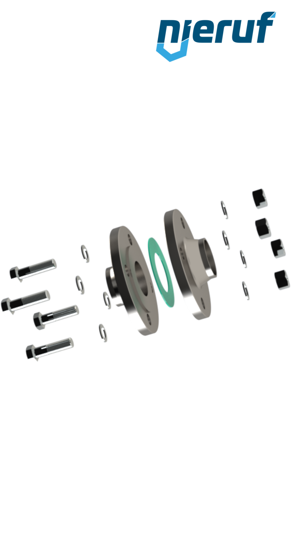 kit de raccordement bride/bride DN250 - 10" pouce pour bride PN10 acier